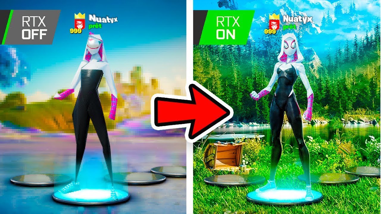 J'ai TESTÉ Fortnite avec une RTX... - YouTube