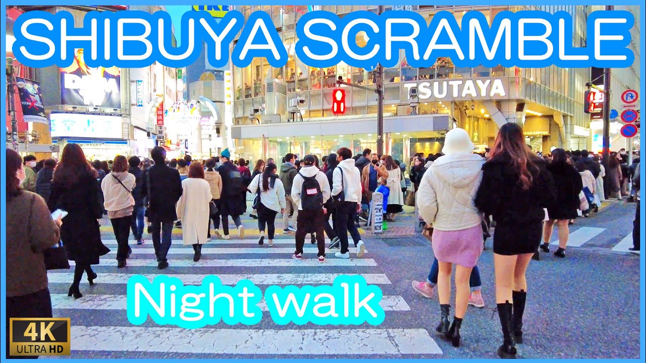 Shibuya walk 4K , Tokyo Japan - YouTube