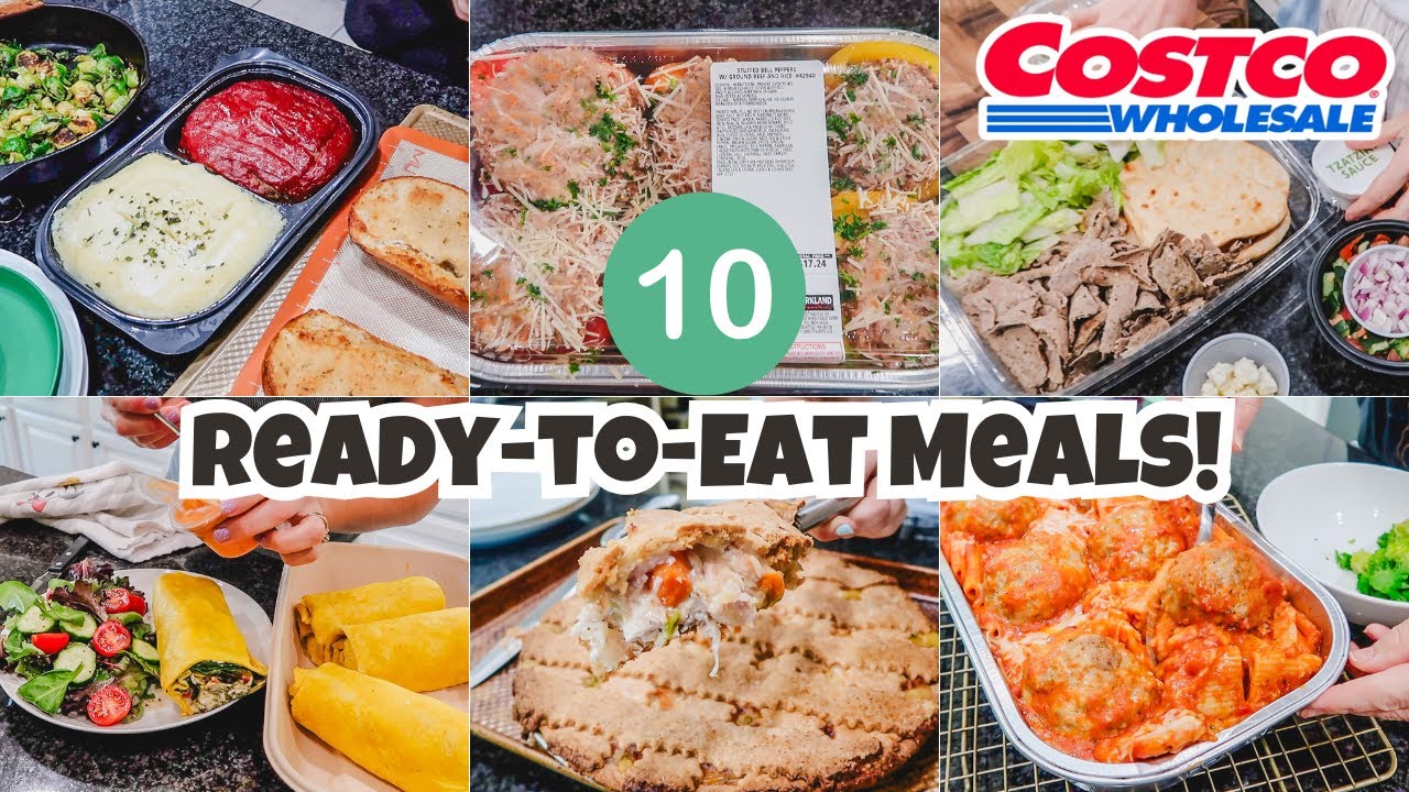 Taste Test: 10 COSTCO READY TO EAT MEALS for Family of 5//worth the ...