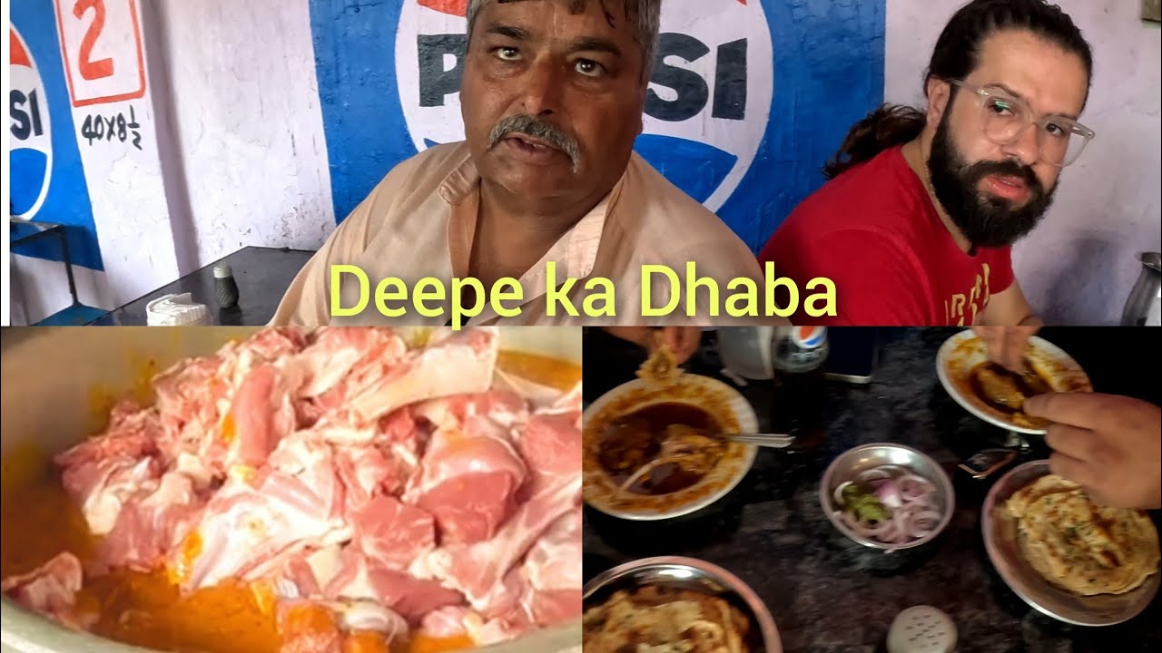 Best Mottan Curry Deepe ka Dhaba tasty तरी वाला Mutton Delhi NCR Street ...