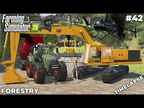 WILL THIS FORGOTTEN EXCAVATOR SURVIVE OUR NEW PROJECT? 👷🚨 | FORESTRY | Farming Simulator 25 | EP 42