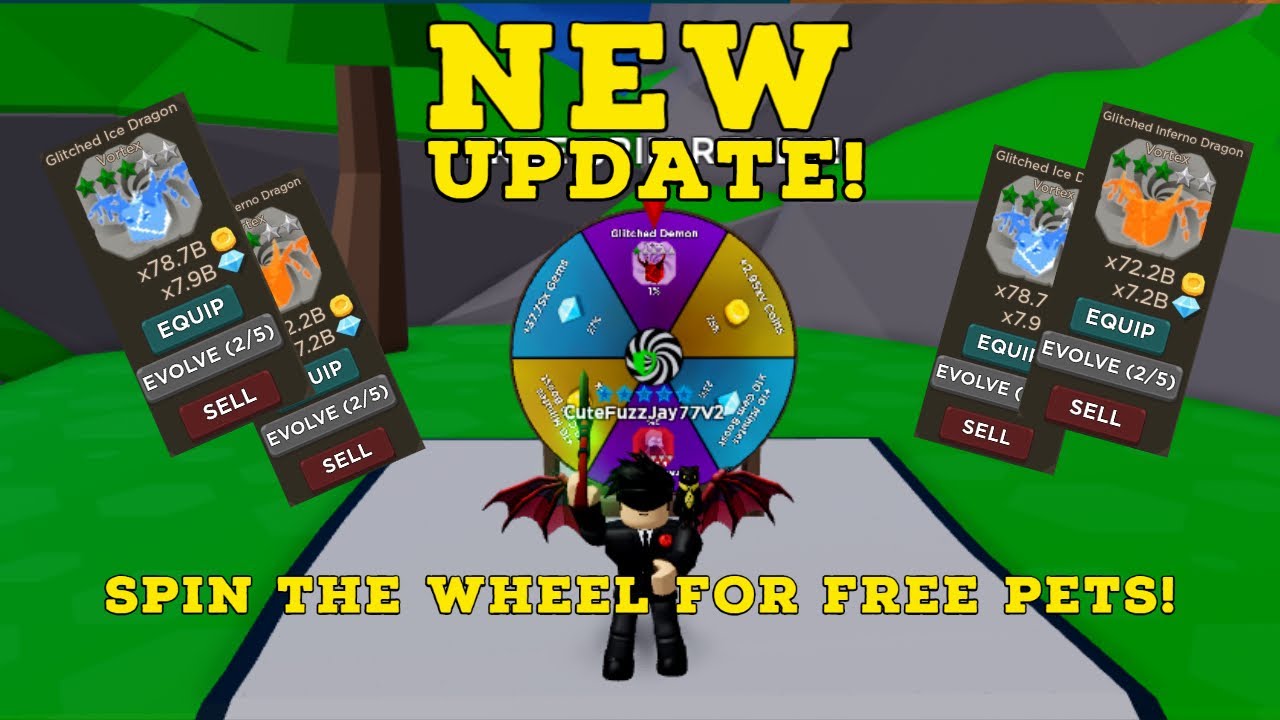 BLADE THROWING SIMULATOR UPDATE! *NEW* SPIN THE WHEEL FOR PETS! - YouTube