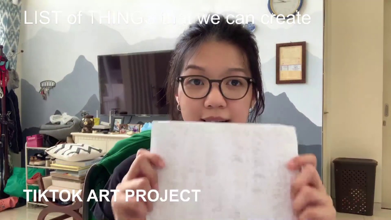 tik tok art project - YouTube