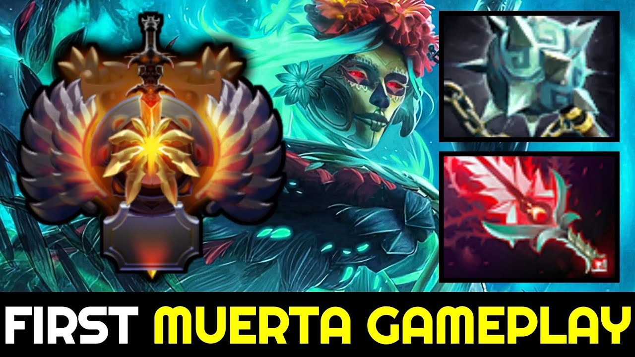 FIRST Muerta New Hero Gameplay by TOP Immortal Rank 7.32e Dota 2 - YouTube