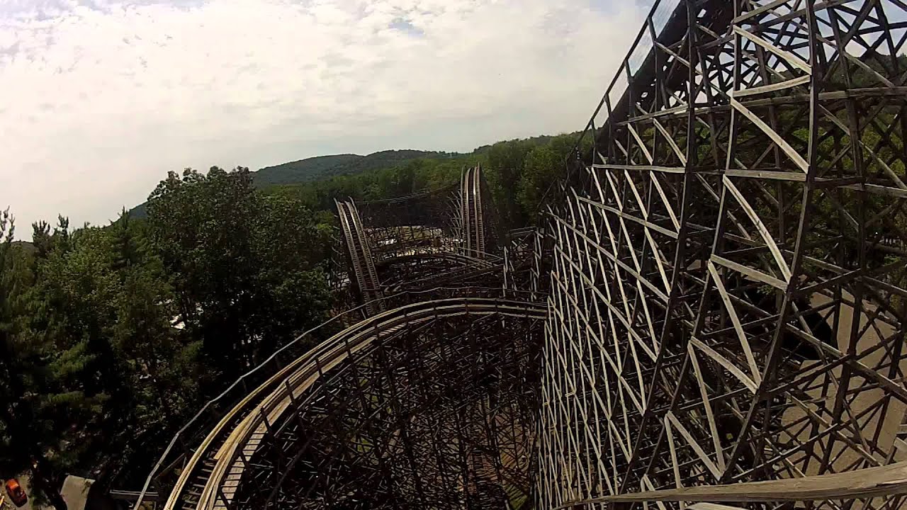 Twister Roller Coaster at Knoebels - YouTube