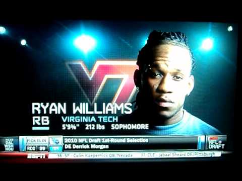 Virginia Tech's Ryan Williams Selected 38th Pick to Arizona Cardinals ...