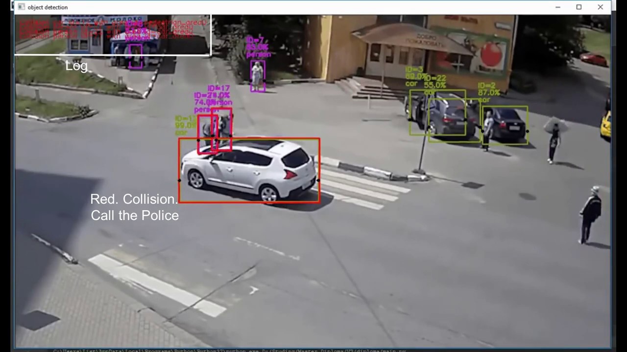 Automated system for accident detection in crosswalk - YouTube