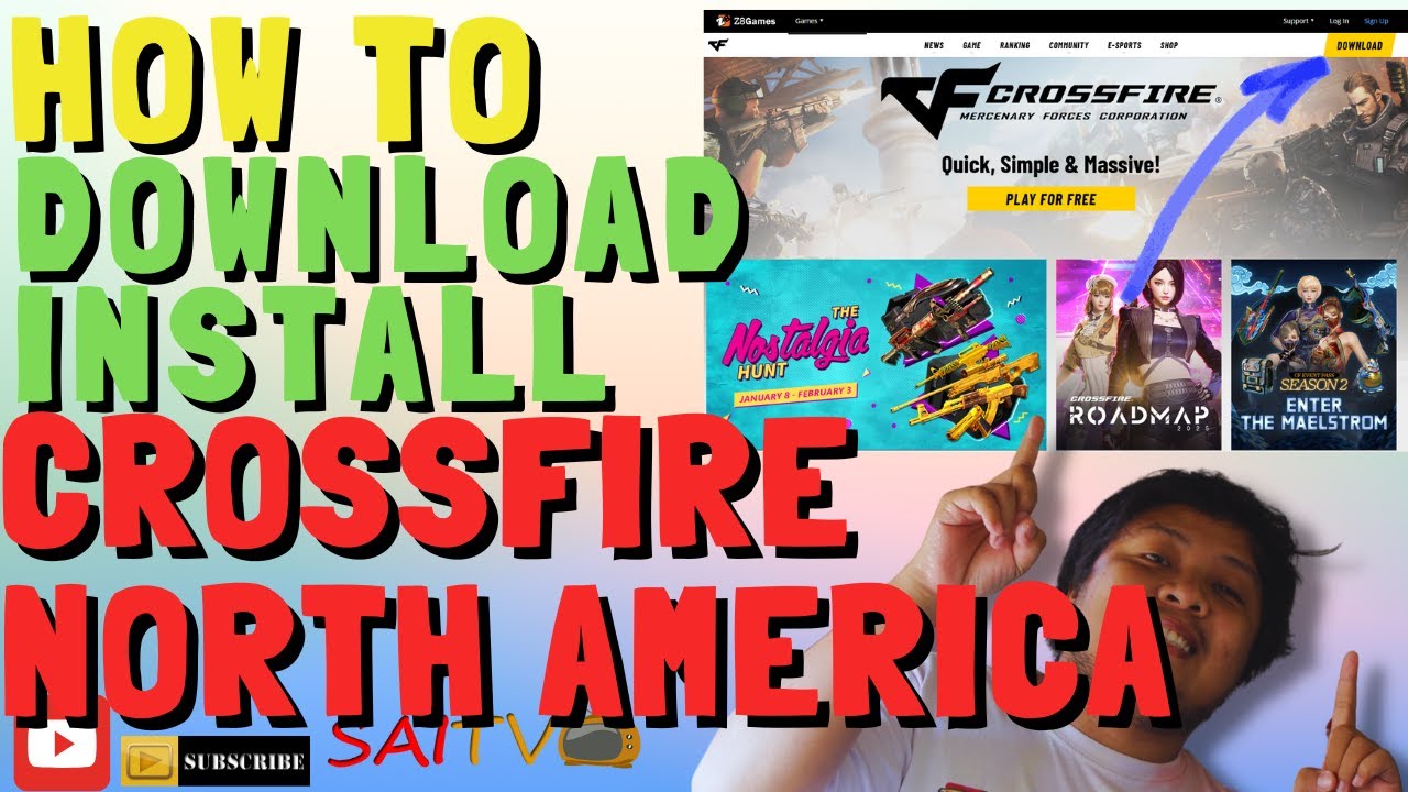 HOW TO DOWNLOAD AND INSTALL CROSSFIRE Z8GAMES | NORTH AMERICA EUROPE ...