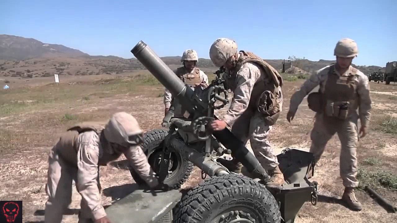 Military | The Deadly EFSS • U.S. Marines Setup & Fire M327 Mortars ...