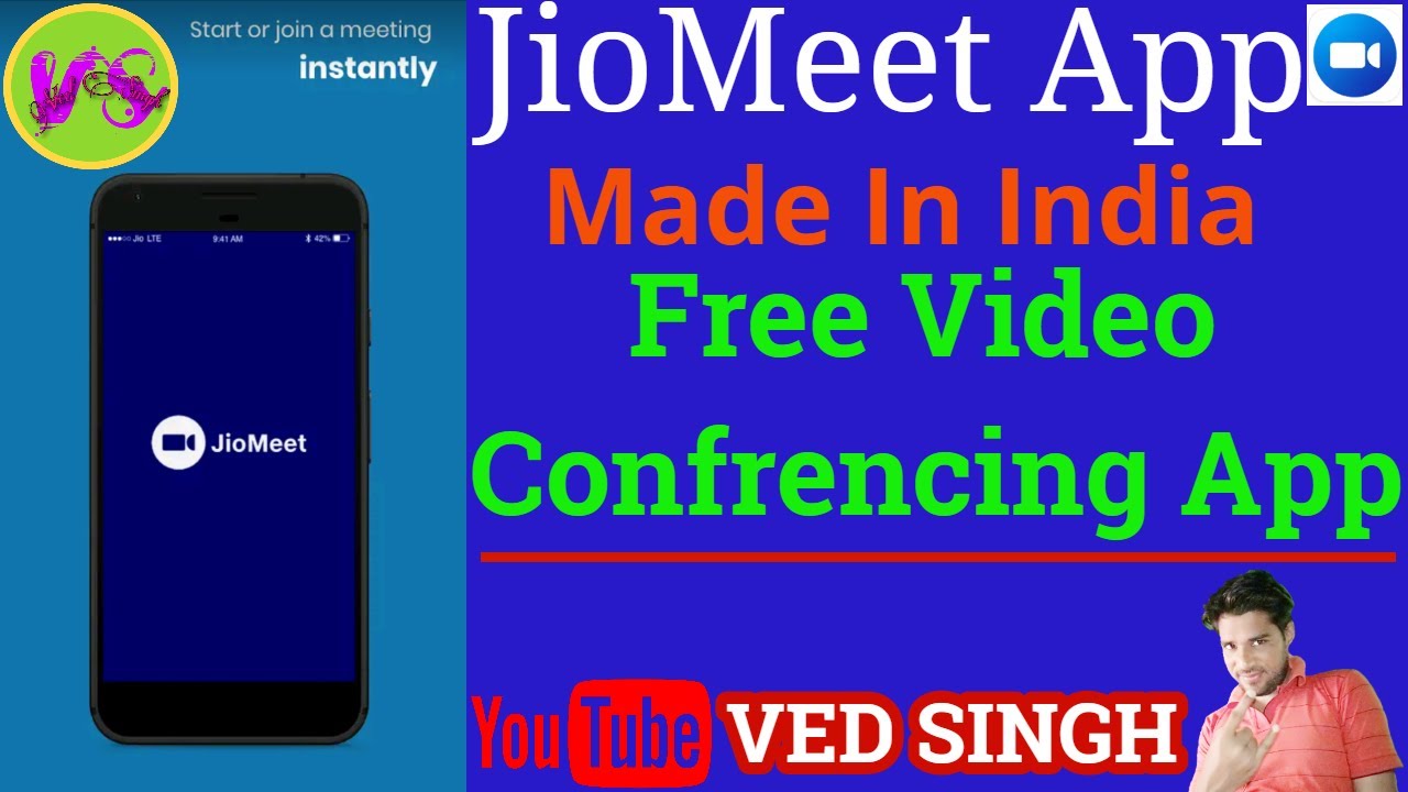 Jio Meet App || New Video Conferencing App ||Tech News || VED SINGH 👍👍👍 ...