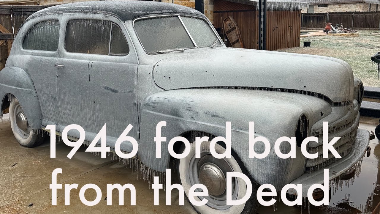 Barn find 1946 ford back on the road after a 40 year rest. Will it run ...