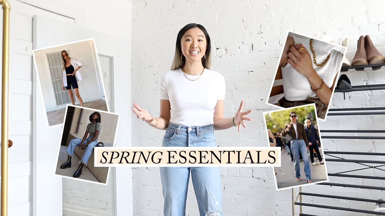 SPRING WARDROBE ESSENTIALS: 6 Items for Every Outfit - YouTube