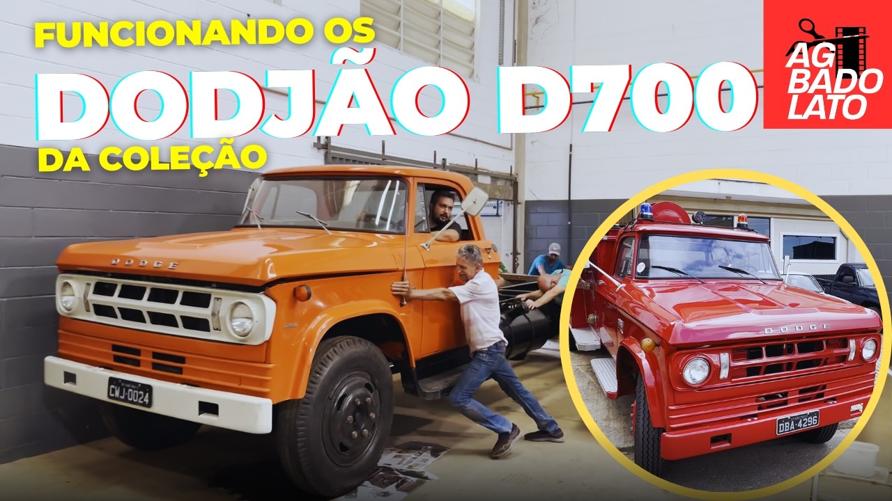 FUNCIONANDO OS CAMINHÕES DODGE D700 - YouTube