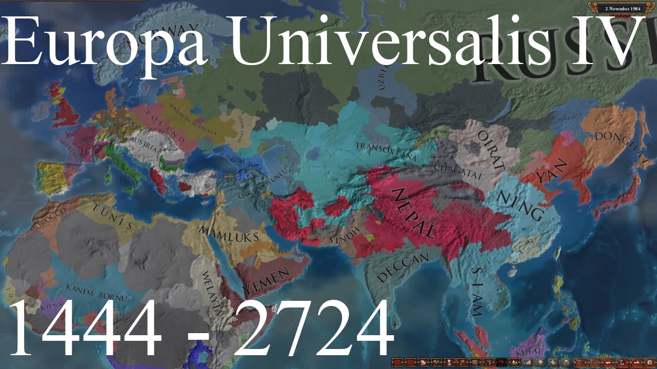 EU4 Timelapse #144 1444 - 2724 - YouTube