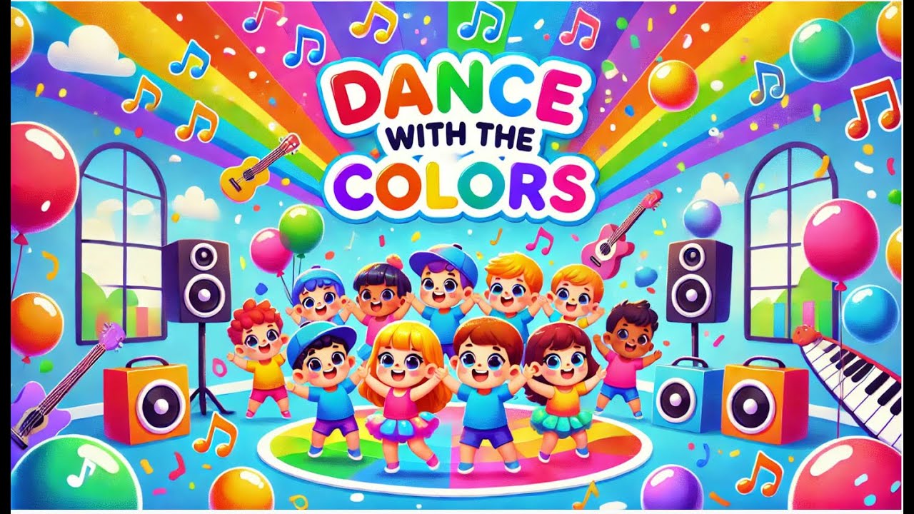 Dance With The Colors - kids dance music video - YouTube