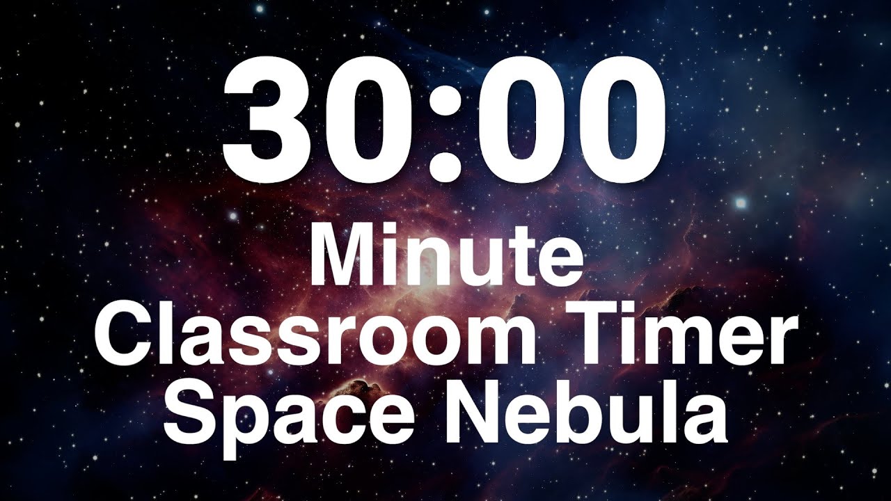 Space Travel Stars 🌟 30 Minute Timer with Music for Classroom ⭐️ - YouTube