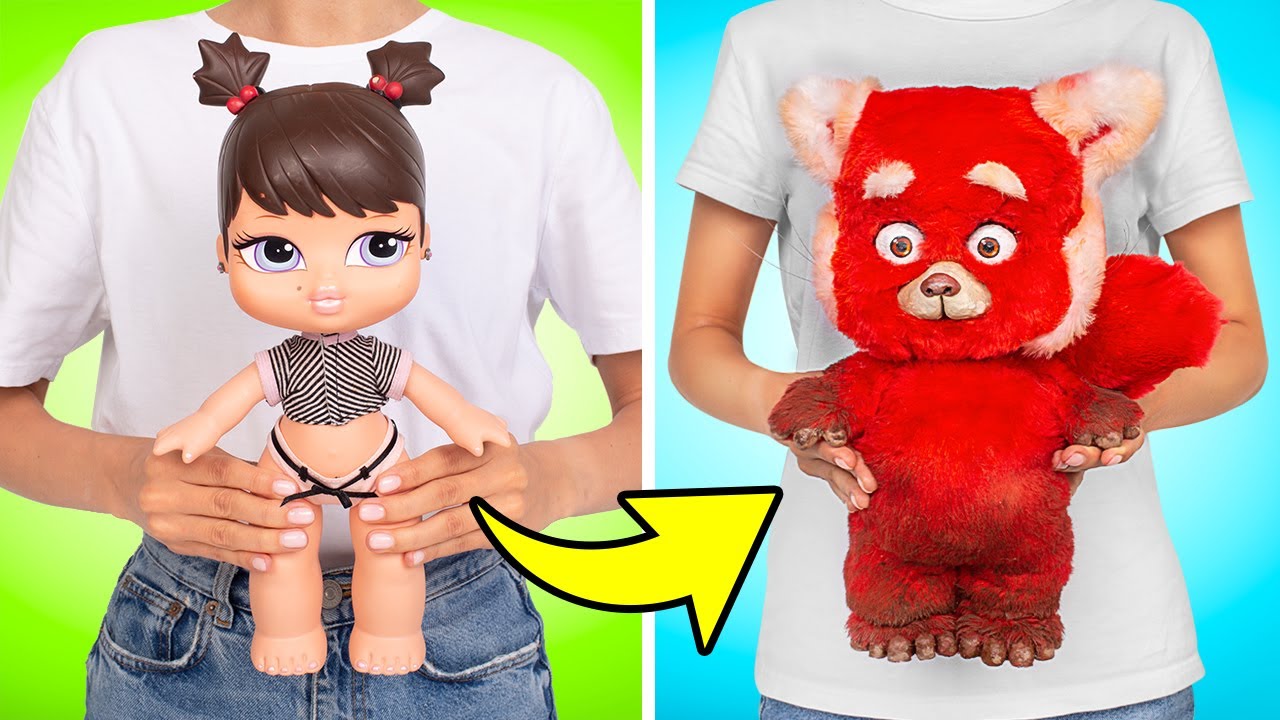 Let's Transform Old Dolls Into Cool Toys! - YouTube