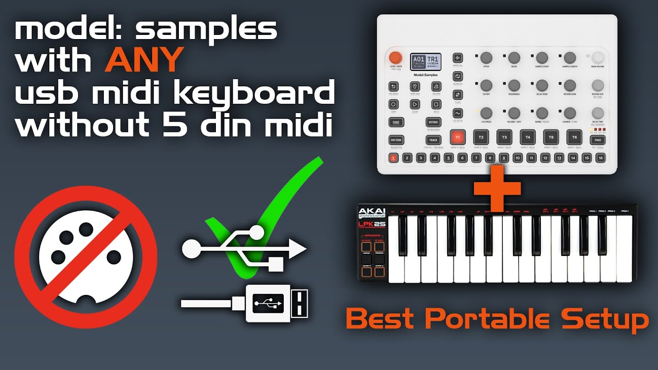 How to Use Elektron Model: Samples with ANY usb midi keyboard || Best ...