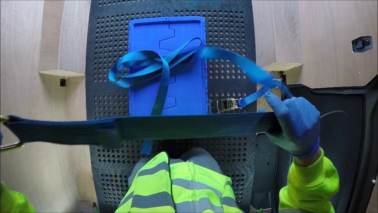 How To Use A Ratchet Lashing Strap - SecureFix Direct Demonstration ...