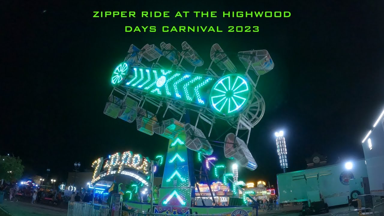 Zipper Ride At The Highwood Days Carnival 2023 - YouTube