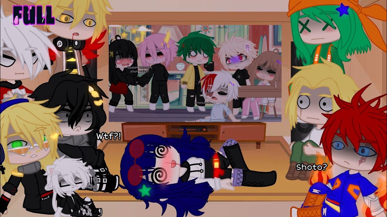 Pro Heroes reacts to " Deku and Minas Voice in the Morning" [ FULL ...