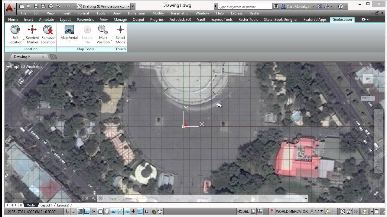 AutoCAD 2014: Geographic Location - YouTube