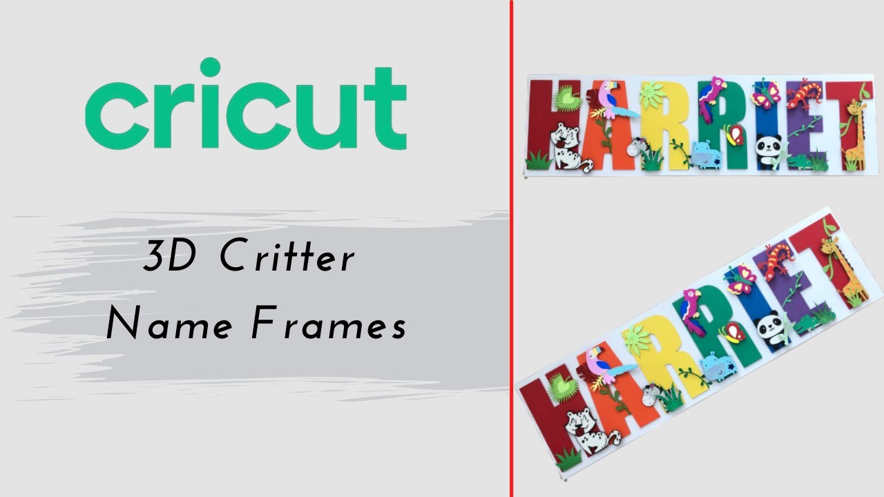 3D Name Frames - YouTube