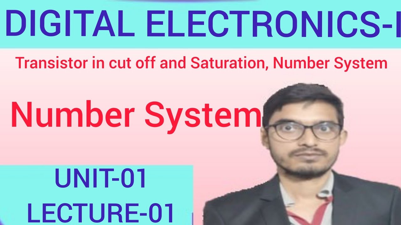 Digital Electronics-1(1621401)LECTURE 01 UNIT-01,4th Semester ...