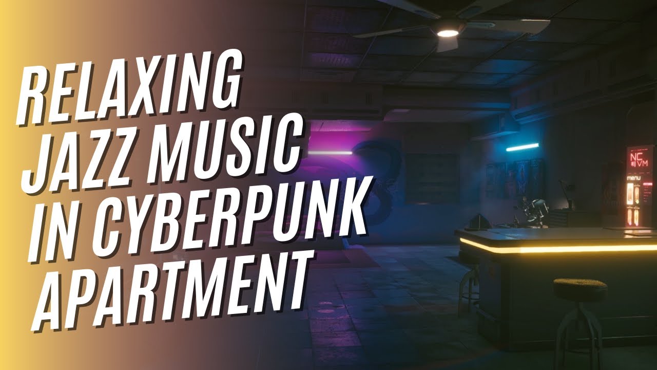 Relaxing Jazz Music in Cyberpunk Ambience – Chill Music in a Futuristic ...