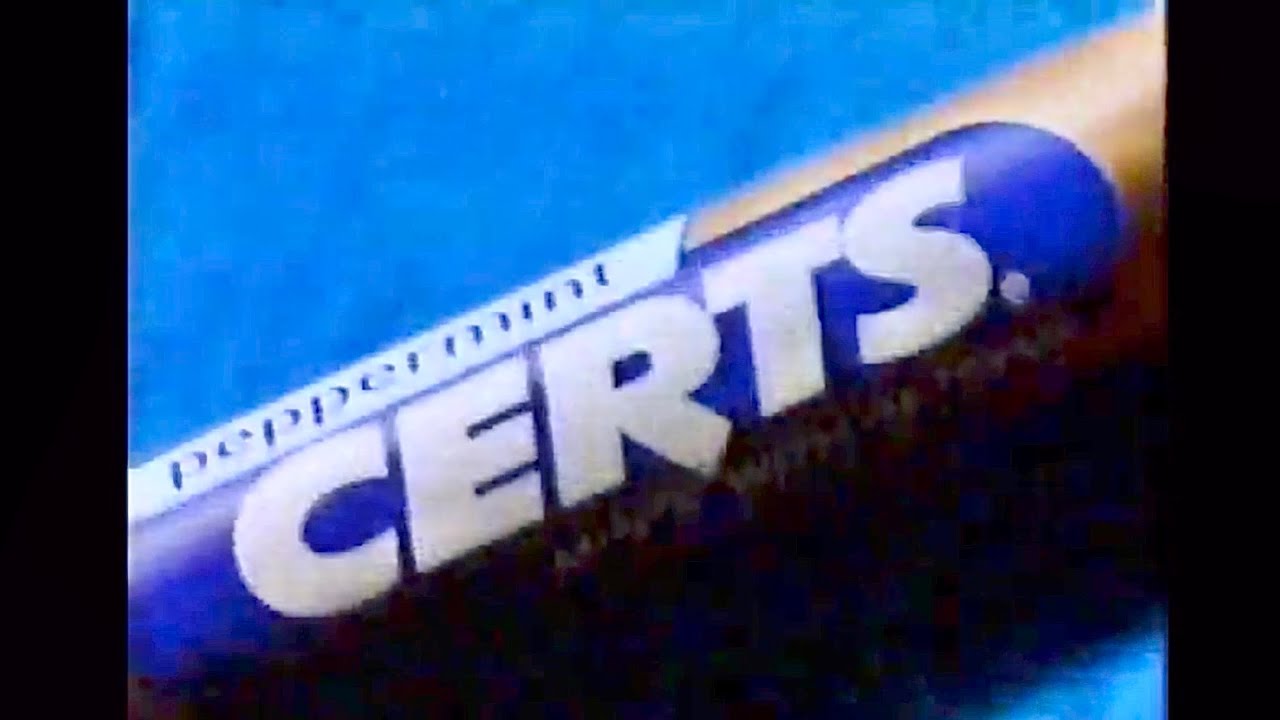 1991 Certs 'Two Mints in One' Commercial - YouTube