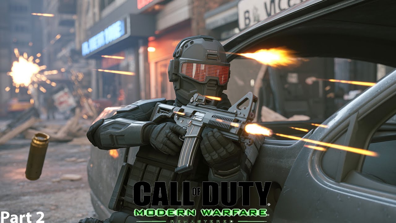 🔥 Call of Duty: Modern Warfare 2017 remastered Gameplay Part 2 (1080 ...