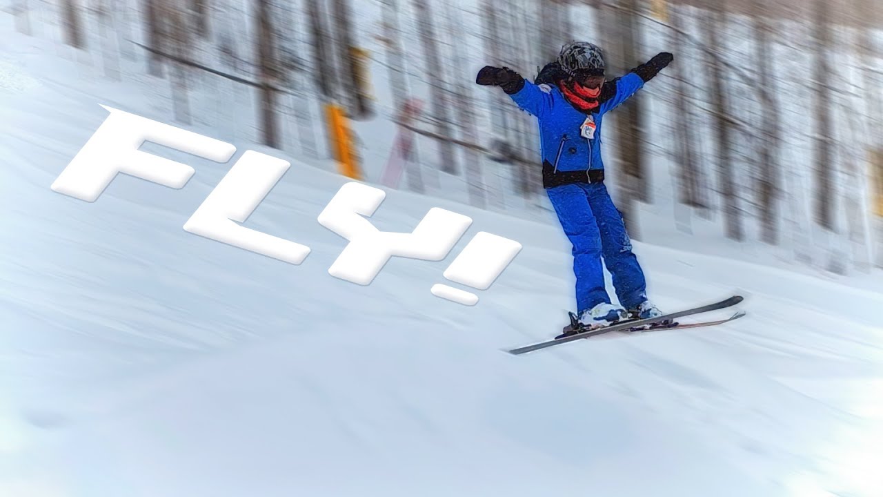 Learning How to Ski Jump - YouTube