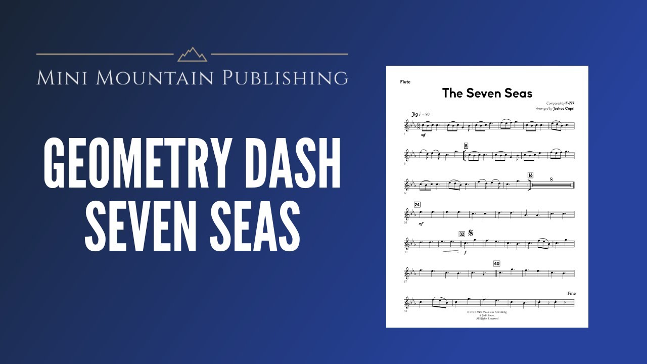 01. Geometry Dash: Seven Seas - Flute - YouTube
