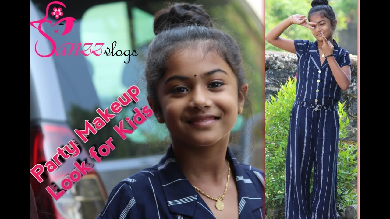 Simple & Elegant make up for kids | party makeup look - YouTube