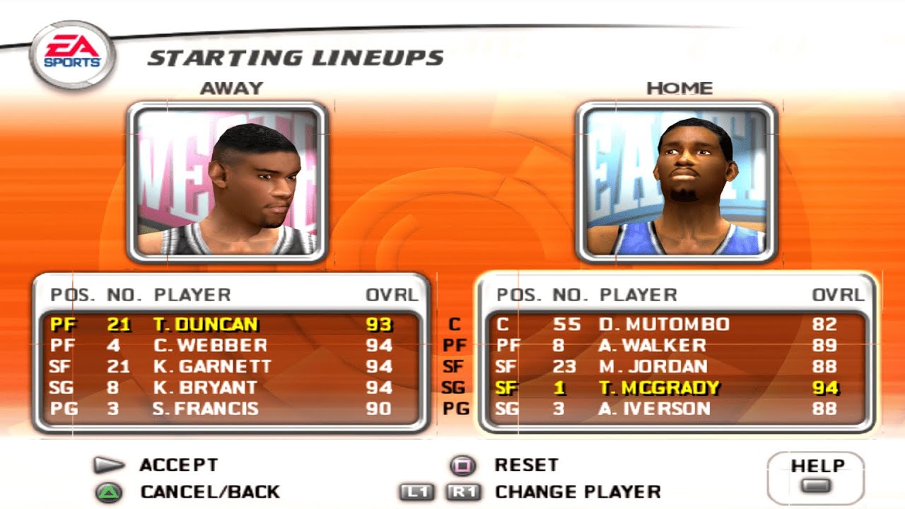 2003 NBA ALL STAR GAME / NBA LIVE 2003 PS2 (PCSX2) 1440p 60fps - YouTube