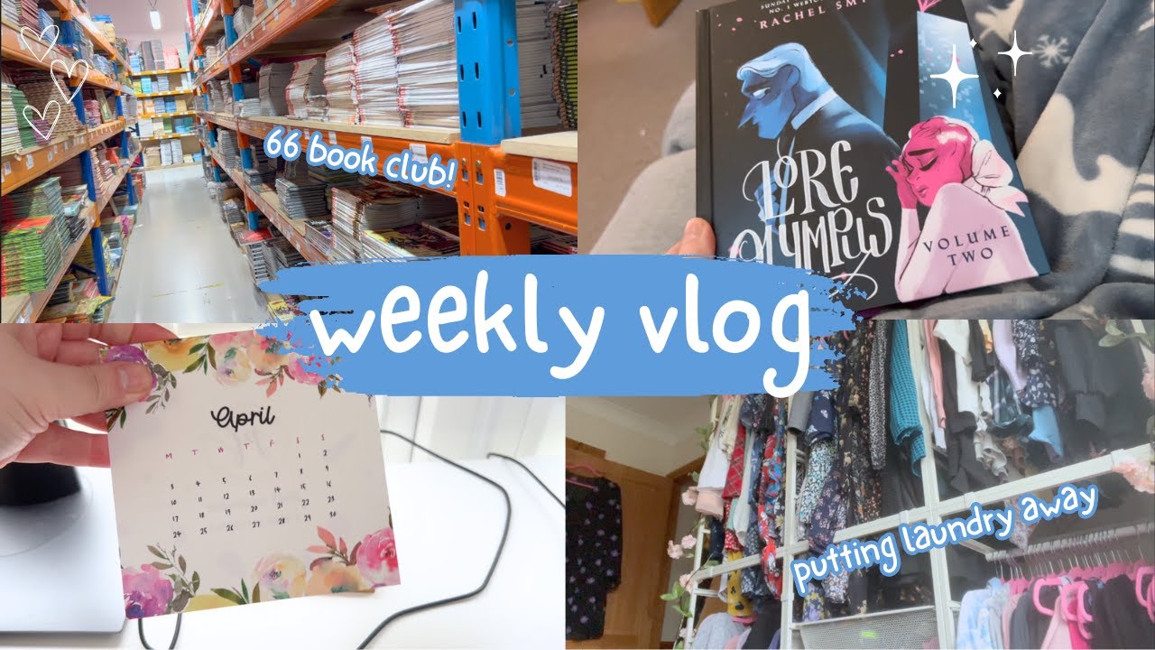 WEEKLY VLOG | 66 book club 📚, national wedding show 👰🏻, laundry - YouTube