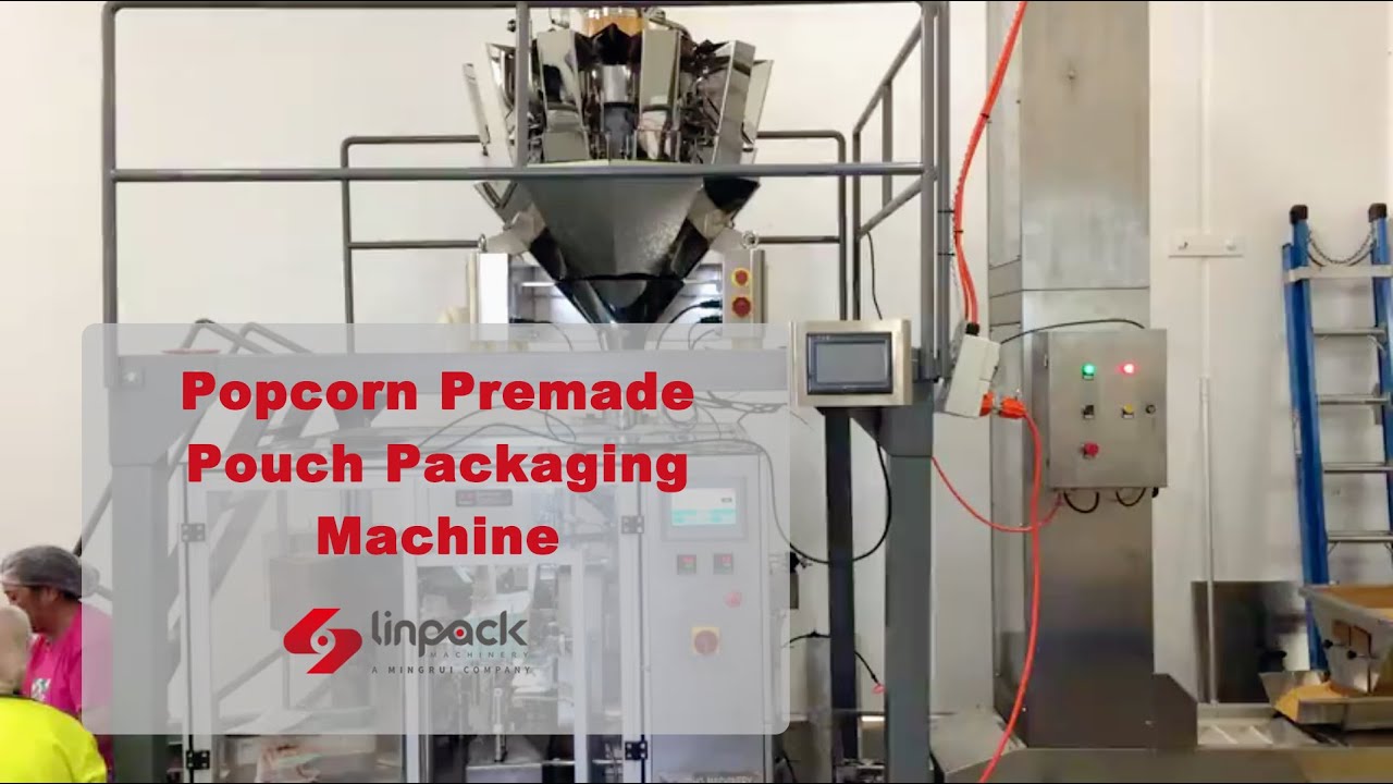 Popcorn Premade Pouch Packaging Machine - YouTube
