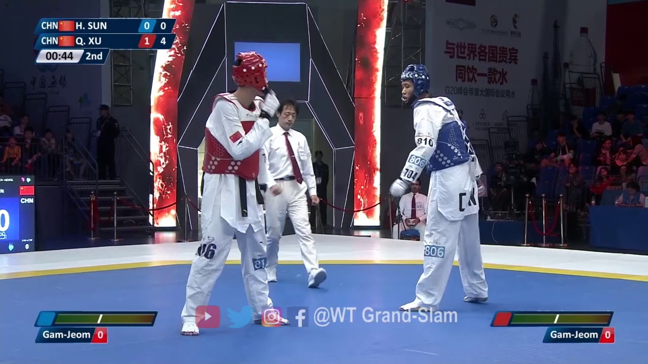 Men +80kg Bronze Medal | Hongyi SUN CHN VS Qiang XU CHN - YouTube