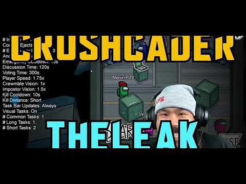 AMONG US with CRUSHCADER and The Leak and Melvin and Chad and Vy and Daniel Regina By Knight Boy