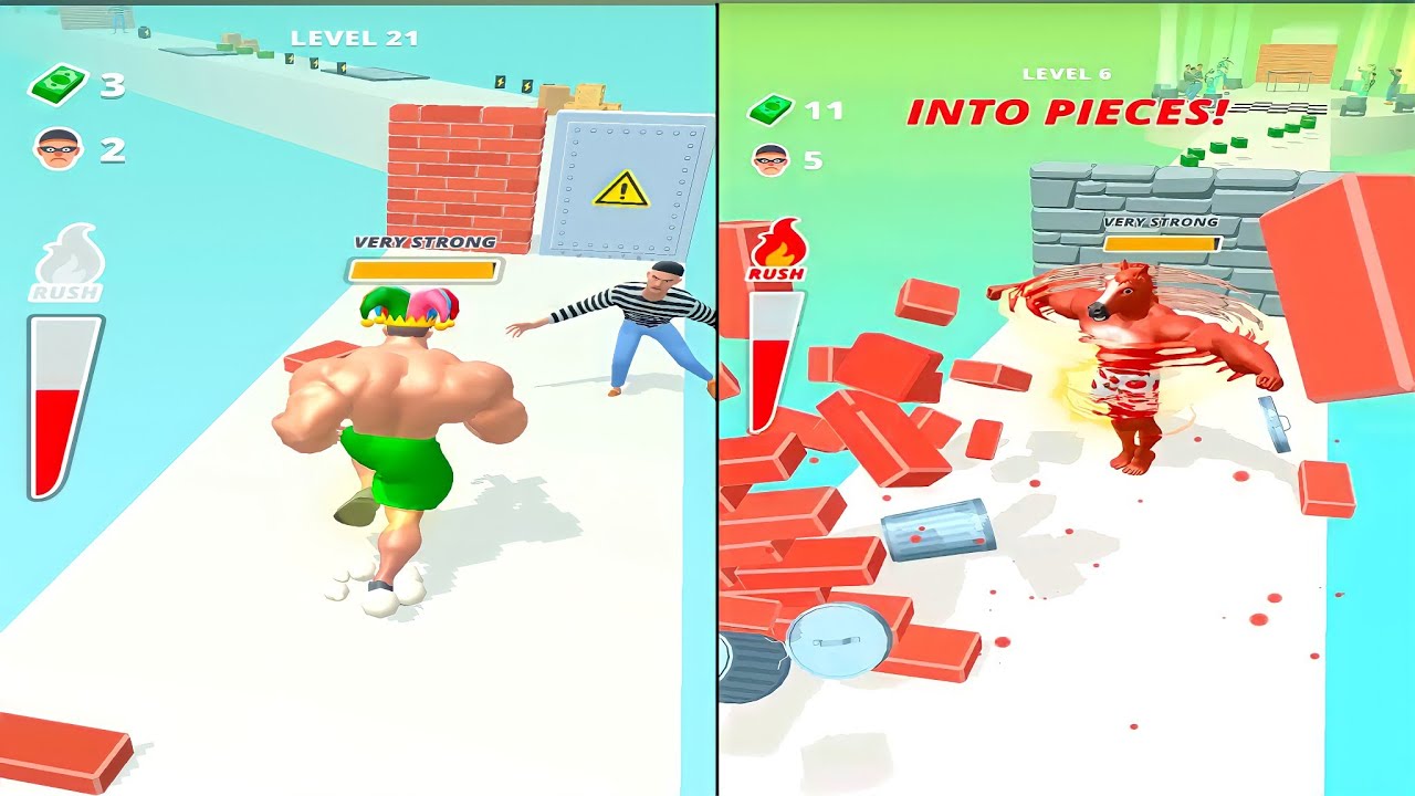 Muscle Rush 💪 Gameplay All levels Walkthrough Gameplay Android, iOS ...
