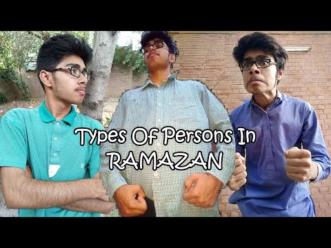 Types Of Persons In RAMAZAN - Comedy Video - YouTube