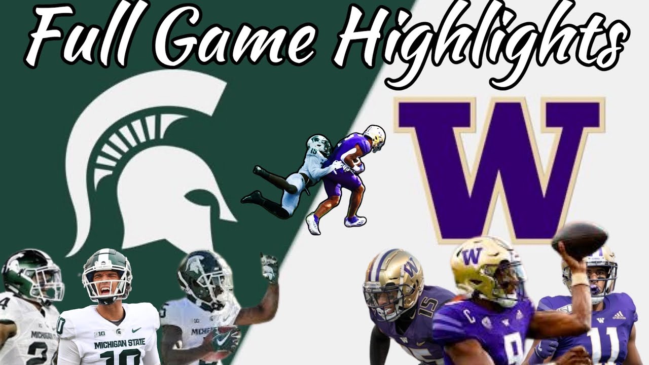 #11 Michigan State vs Washington | 2022 College Football Highlights ...
