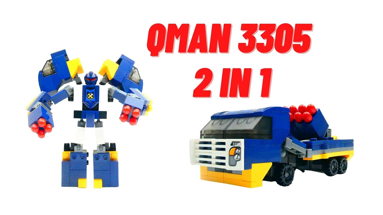 Lego | Qman 3305 | Robot Người Tiên Phong Nổ 2 IN 1 | NAPLego - YouTube