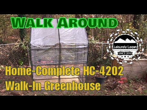 Walk Around : Home-Complete Walk-In Green House - YouTube