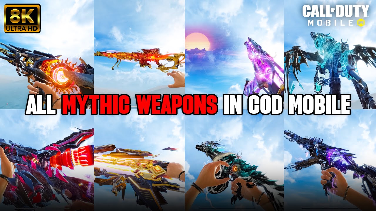All Latest Mythic Weapon Inspection in Call Of Duty Mobile | Max ...