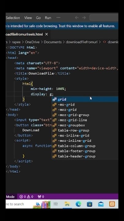 Download any file from url using html css javascript #เขียนโปรแกรม #โปรแกรมเมอร์ #webdeveloper ...