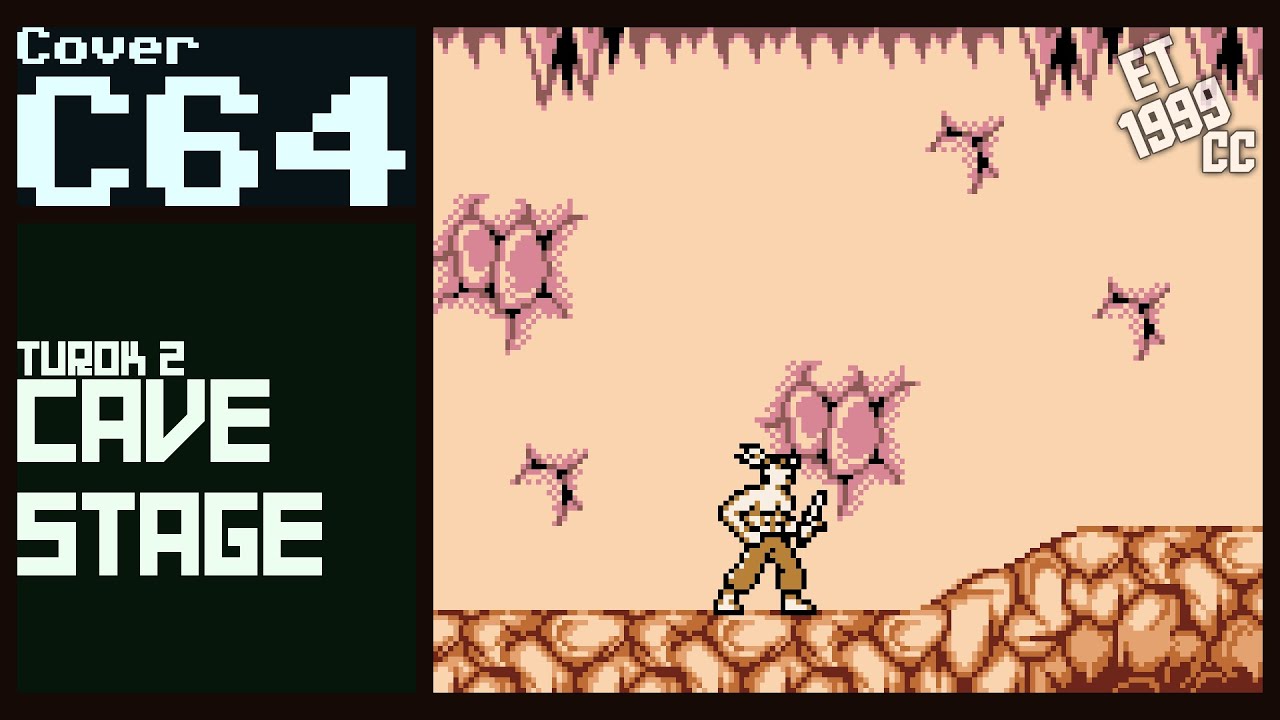 "Turok 2 (GBC) - Cave Stage" (C64 8580 Cover) [Oscilloscope View] - YouTube