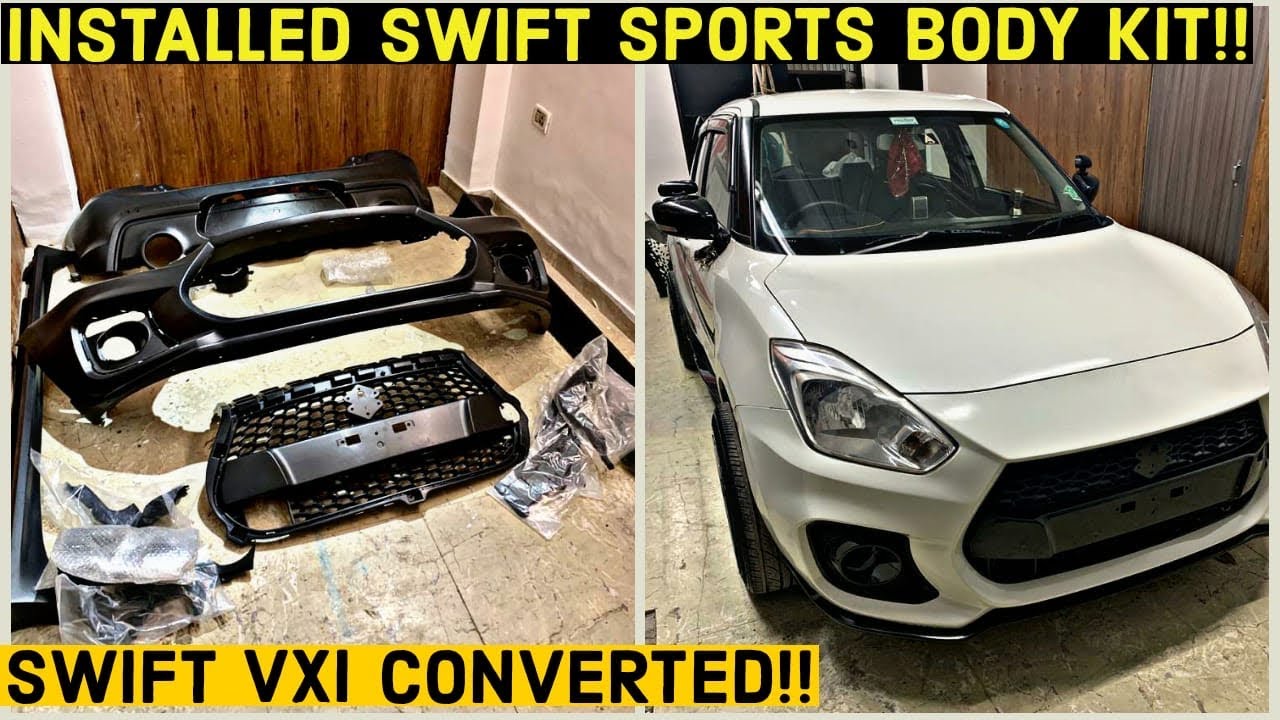 Installed Swift Sports Body Kit | New Swift Sports 2021 Body Kit ...