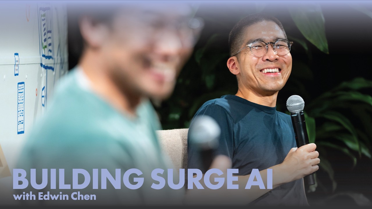 Building Surge AI to $1 Billion with Edwin Chen - YouTube
