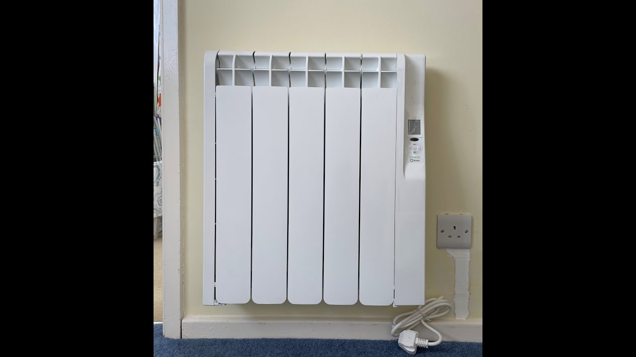 Installing an electric heater - YouTube